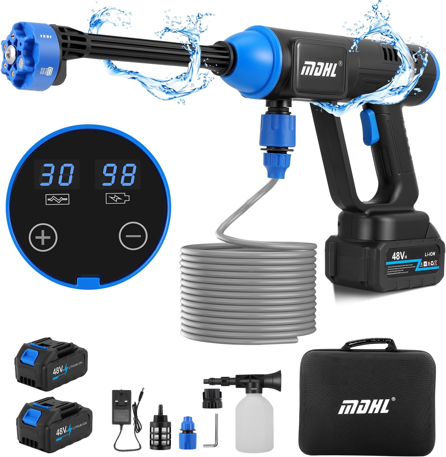 Jet Hawk High-Pressure Washer Bundle - Includes Jet Hawk, 300Mah ...