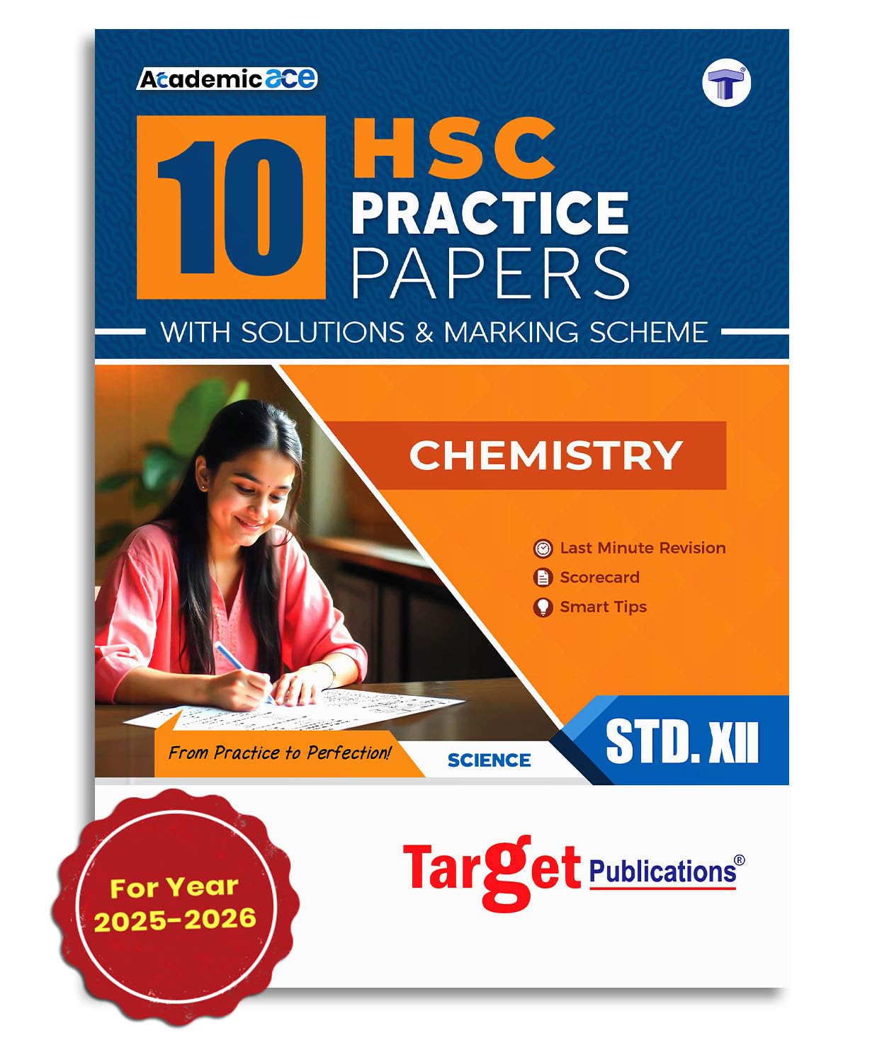 Std 12 Chemistry 10 Practice Papers with Solutions & Marking Scheme ...