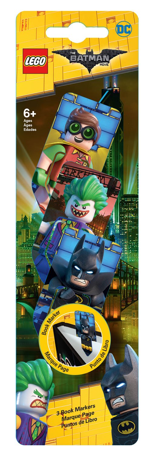 Amazon.com: LEGO Batman Movie Book Marker Set 3 Pack : Office Products