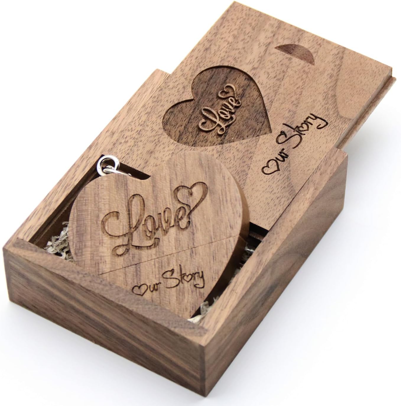 Amazon.com: LXSINO 32GB Wood USB 3.0 Flash Drive with Laser Engraved Mr ...