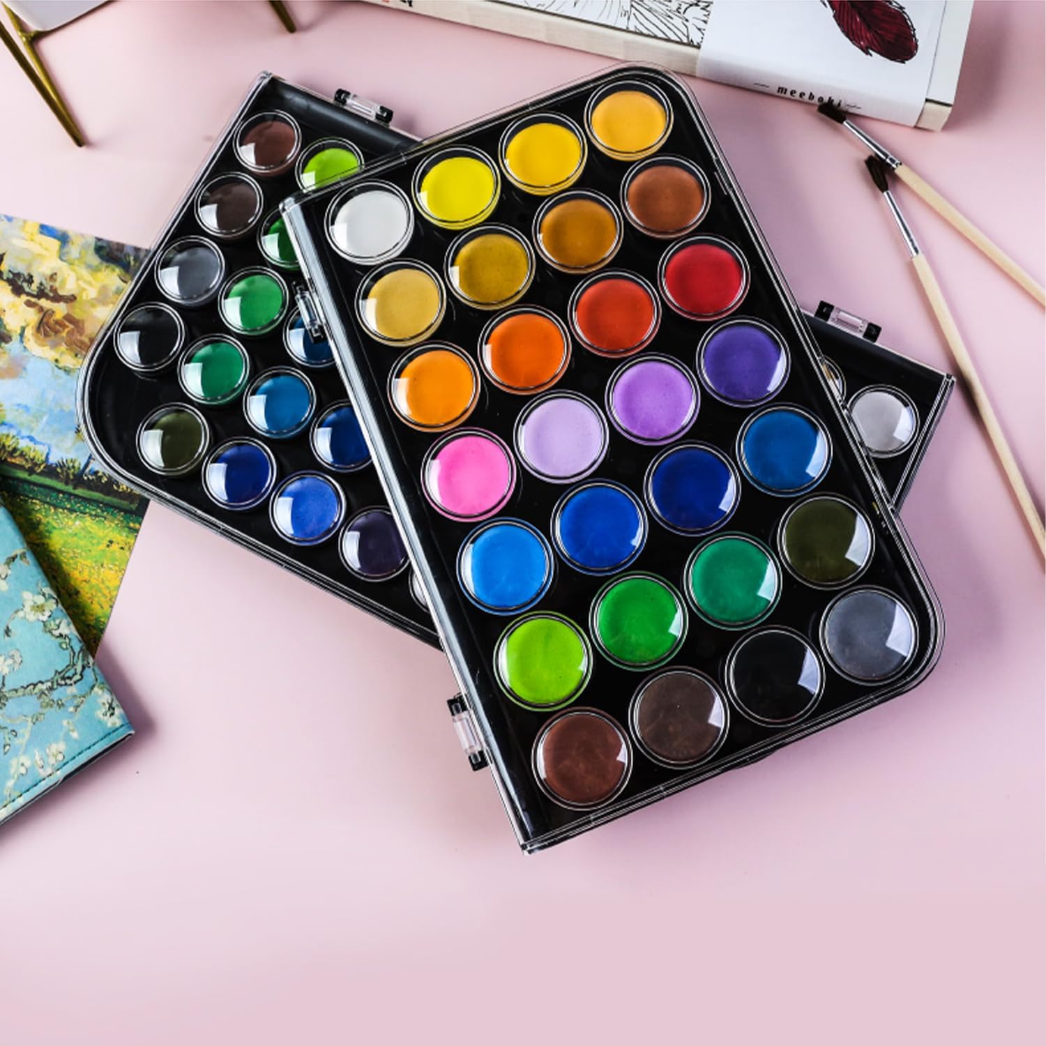 Amazon.com: KEFF Watercolor Paint Set for Adults and Kids - 24 Water ...