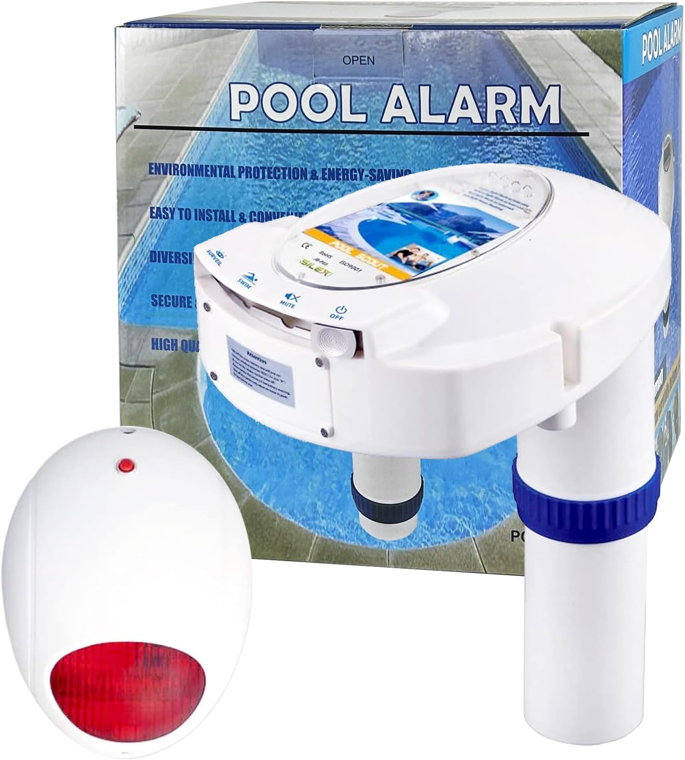 Amazon.com: Pool Alarm with Remote Receiver, Pool Underwater Drown ...