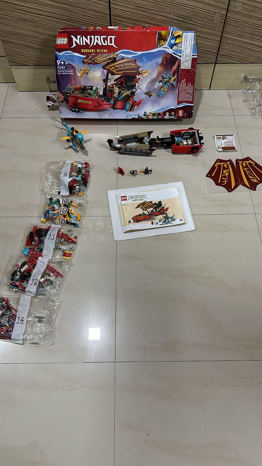 LEGO Ninjago Destiny'S Bounty Race Against Time 71797 Building Toy Set ...