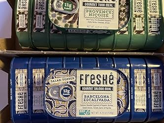 Amazon.com : Freshé Gourmet Canned Tuna Variety Pack (4 Pack) Healthy ...