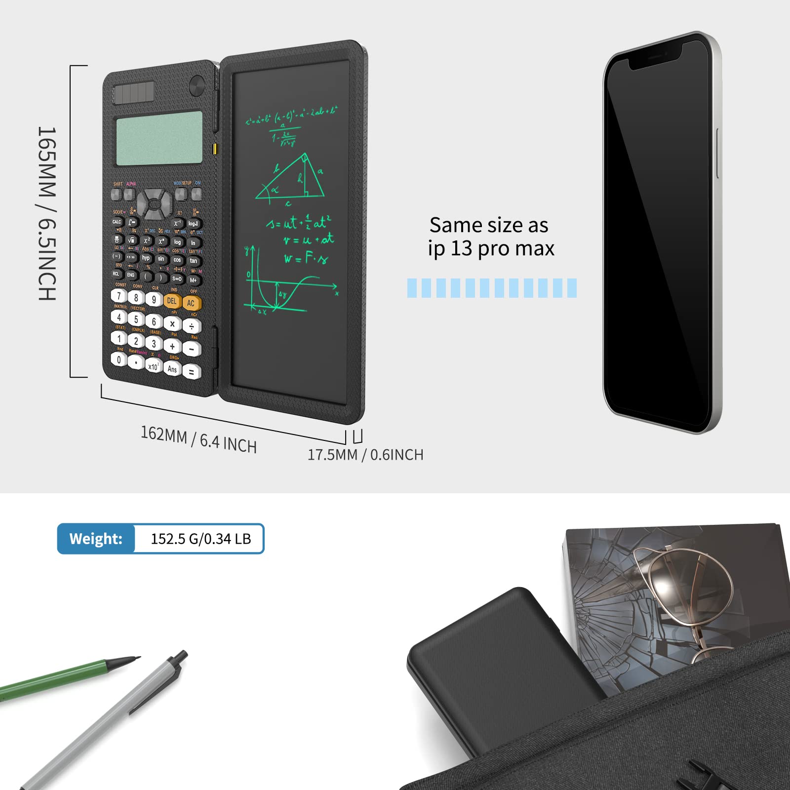 Snapklik.com : Upgraded 991ES Plus Desktop Scientific Calculator, ROATEE Multiview 4-Line Display