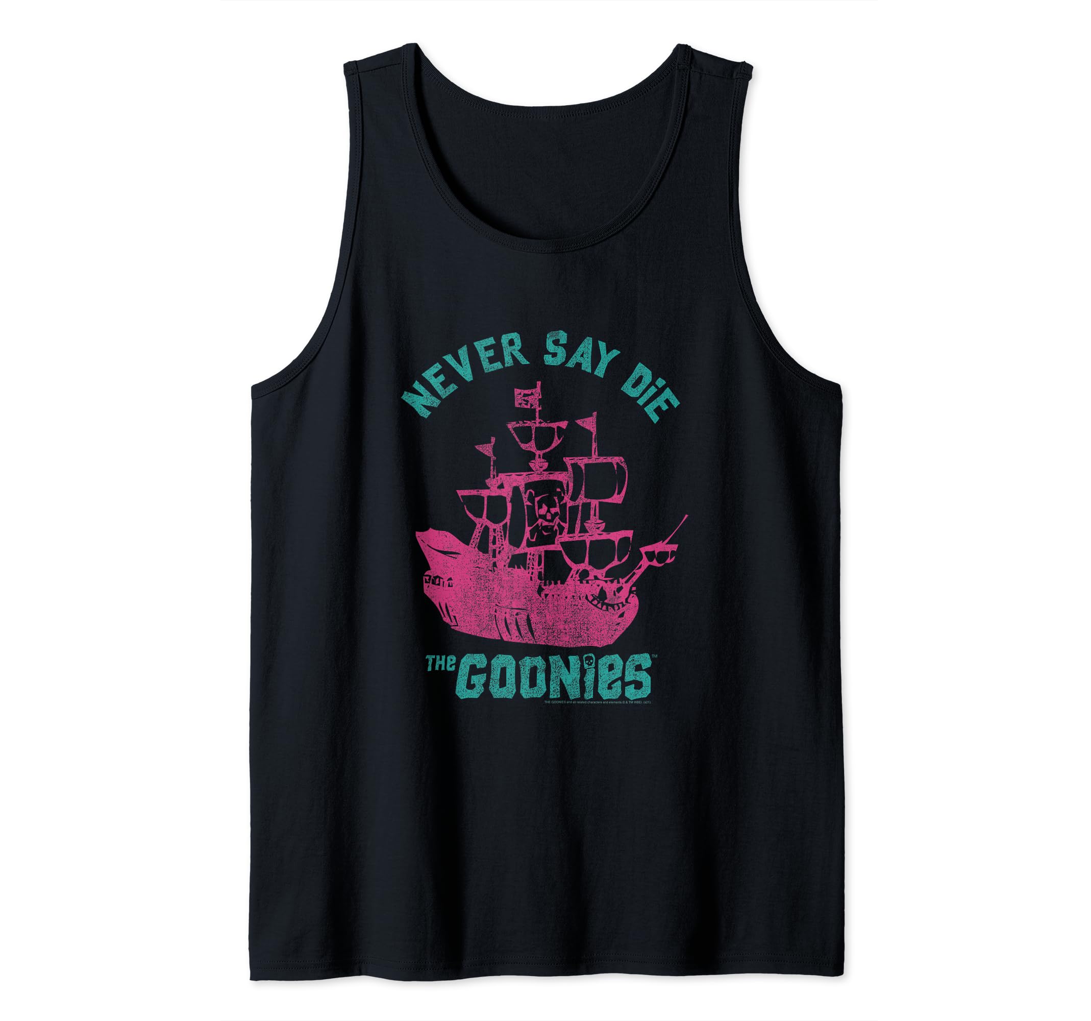Amazon.com: The Goonies Pastel Pirate Ship and Logo Tank Top : Clothing ...
