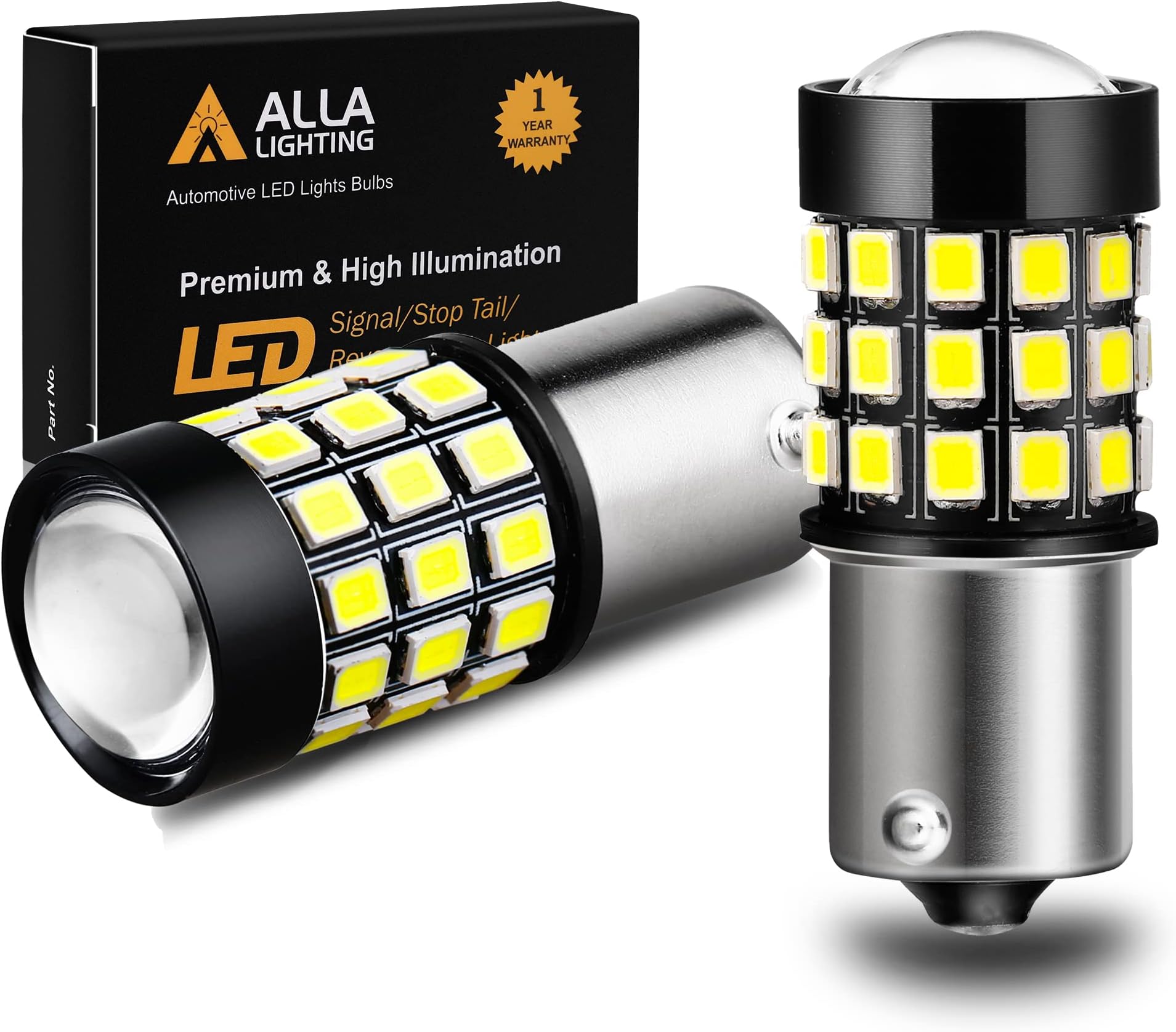 Amazon.com: Antline 1157 LED Bulb Flash Strobe Red (2 Pack), 9-30V ...