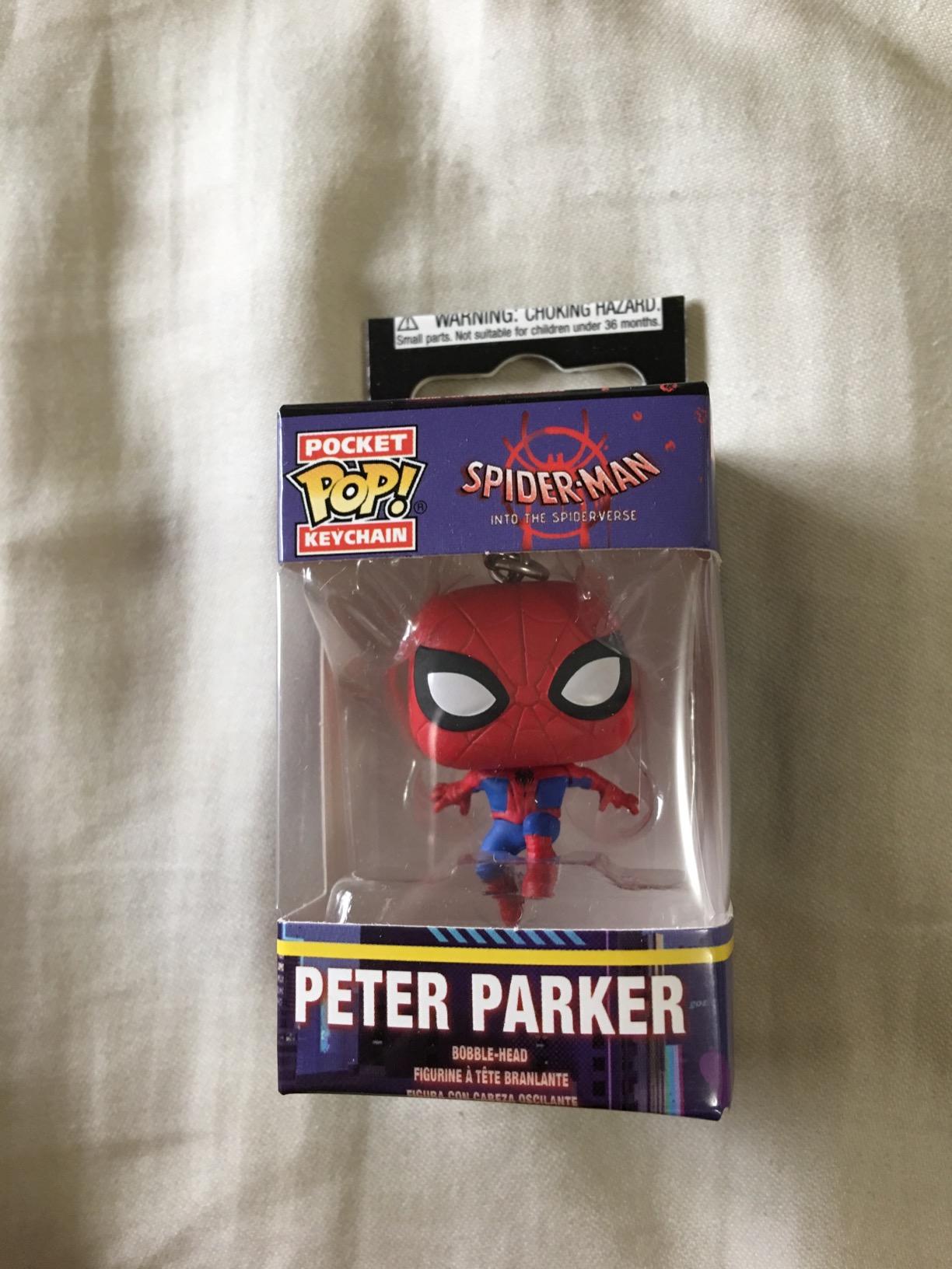 Funko 34446 Pop Keychain: Animated Spider-Man Movie - Spider-Man ...