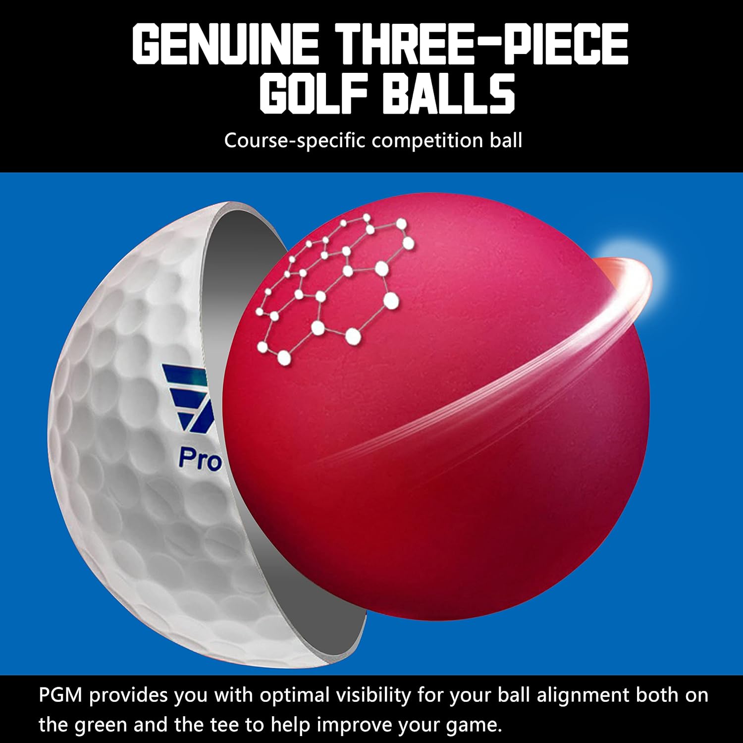 PGM Premium Golf Balls – Performance Golf Ball for Distance and ...