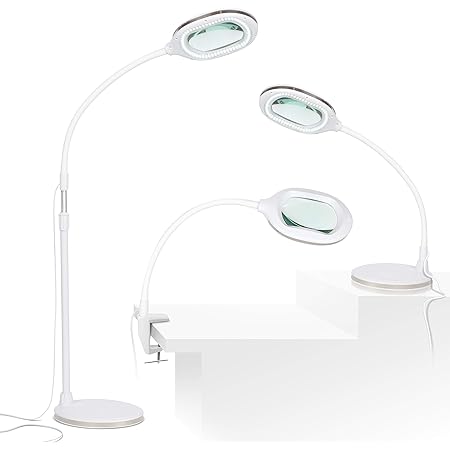Brightech LightView PRO XL Magnifying Clamp Lamp – Super Comfy, Easy to ...
