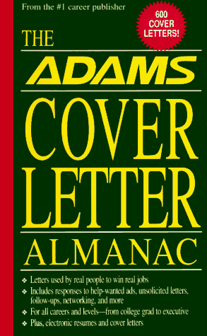 Adams Cover Letter Almanac: Adams, Robert L., Adams Media Corporation ...