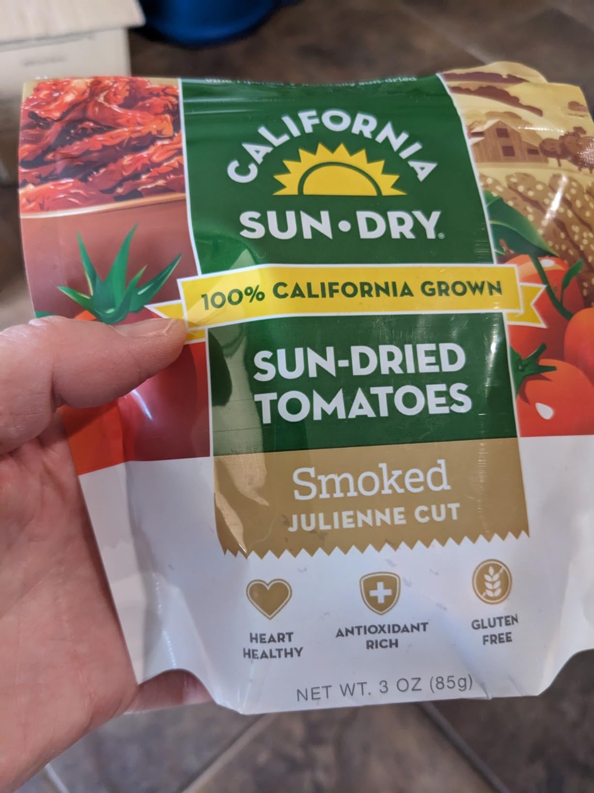 Amazon.com : Sun-Dried Tomatoes, 3oz Bag (Pack of 2) Dry Halves, Ready ...