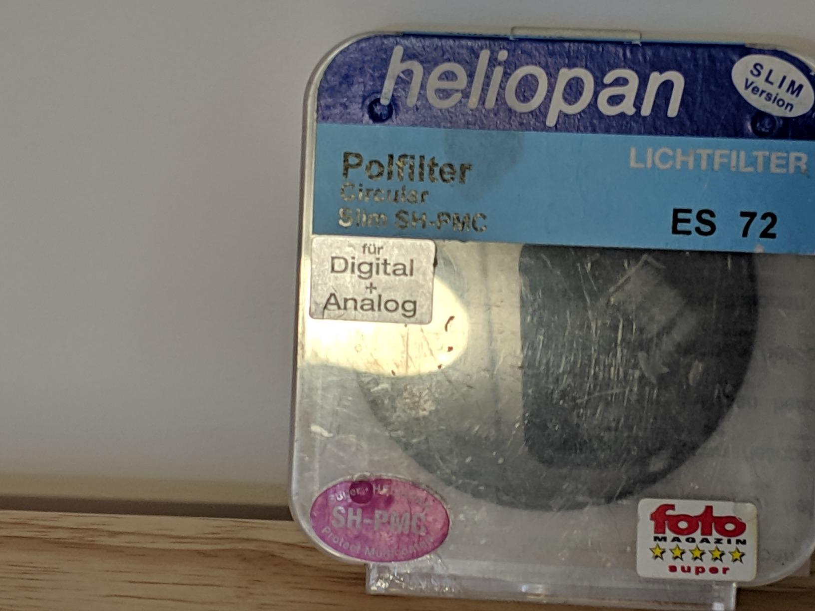 Amazon.com : Heliopan 60mm Slim Circular Polarizer Camera Lens Filter ...