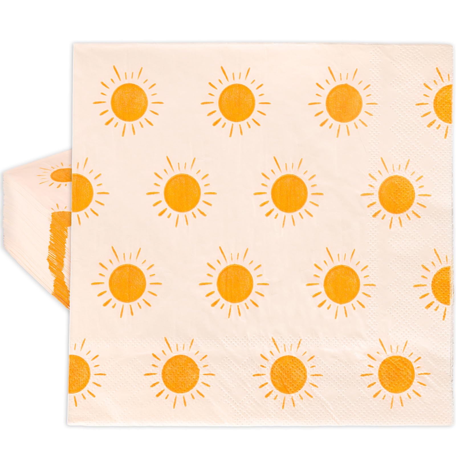 Amazon.com: AnyDesign 80 Pack Boho Sun Napkins First Trip Around The ...