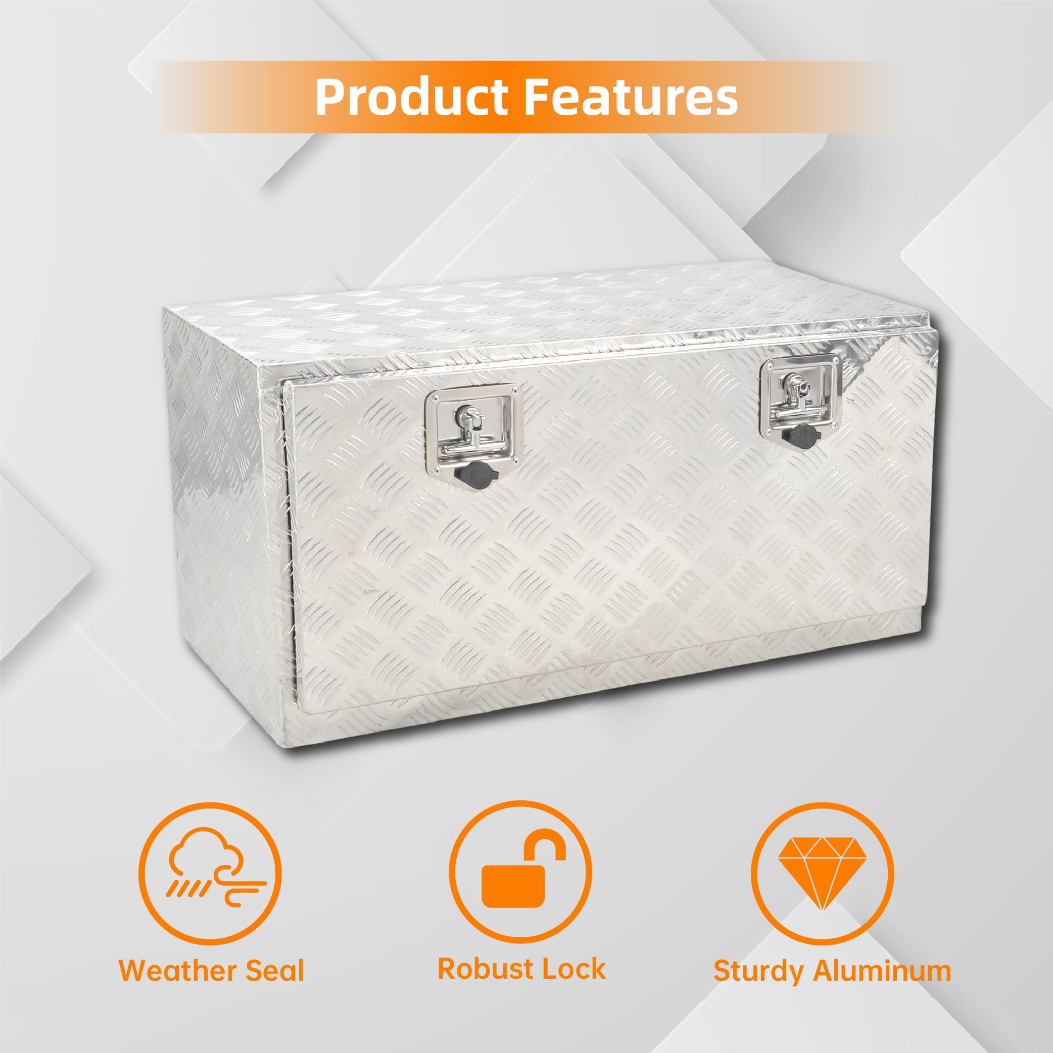Snapklik.com : 36" Underbody Tool Boxeshigehio Heavy Duty Aluminum ...