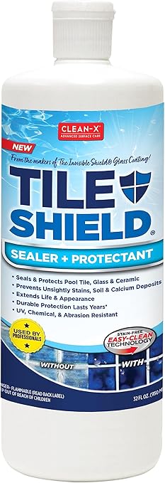 Amazon.com : Tile Shield Sealer & Protectant, Nano Protective Pool Tile ...