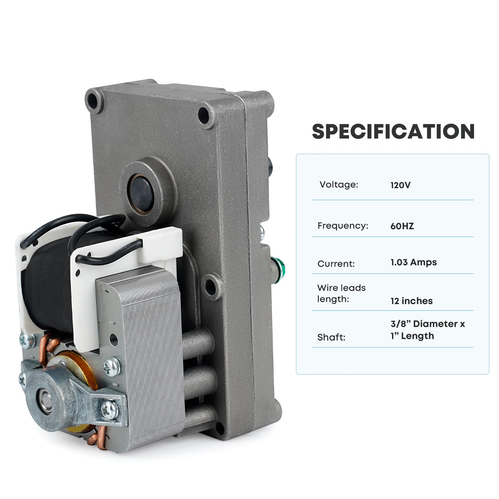Snapklik.com : Stanbroil Auger Motor Replacement PU-047040 For ...