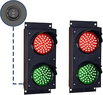 Amazon.com: Signaworks Set of 2 Red/Green LED Loading Dock Traffic Lights for Mounting Inside ...