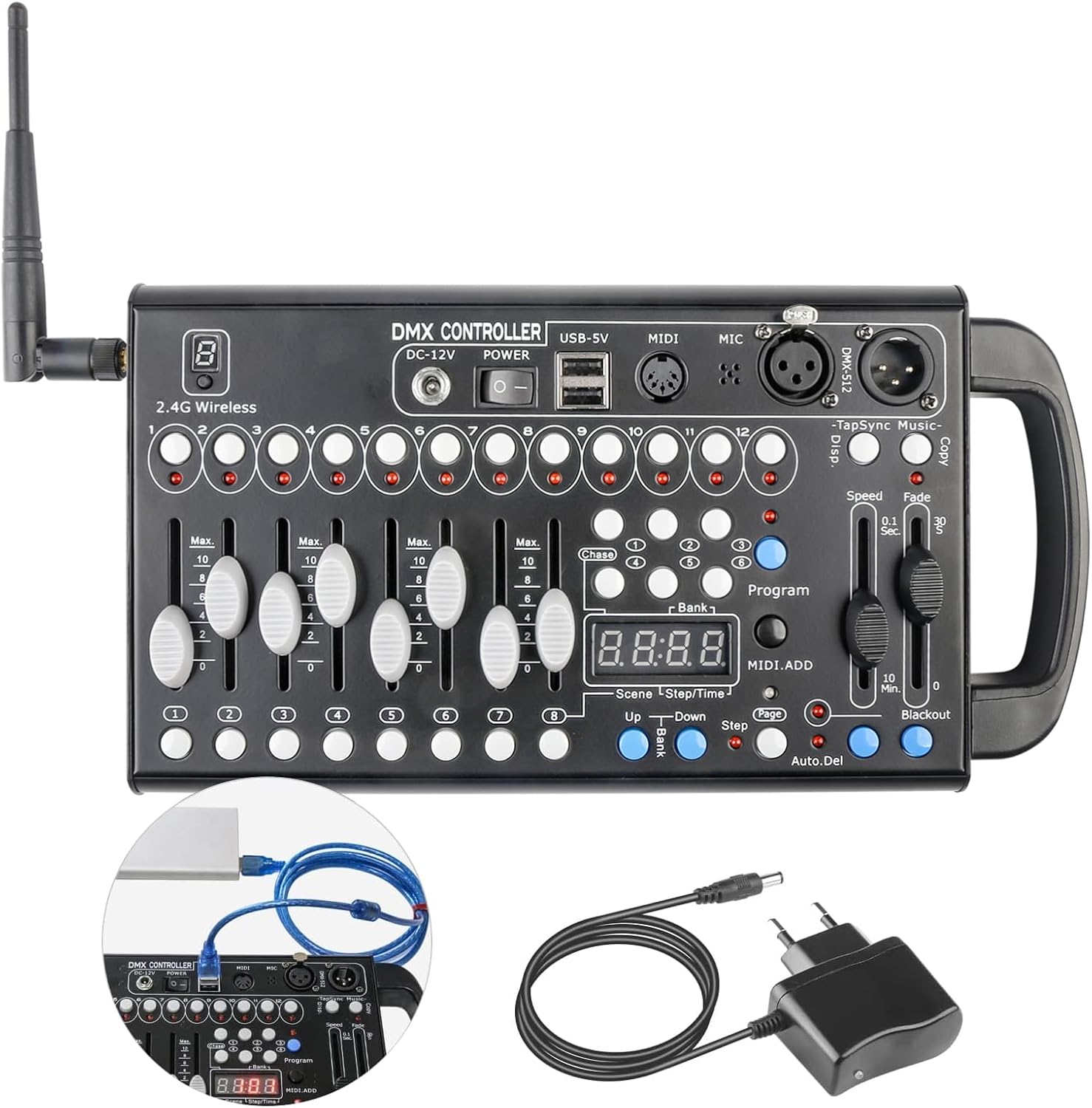 DMX Controllers Lighting, DJ Light Controller for Live House, DMX ...