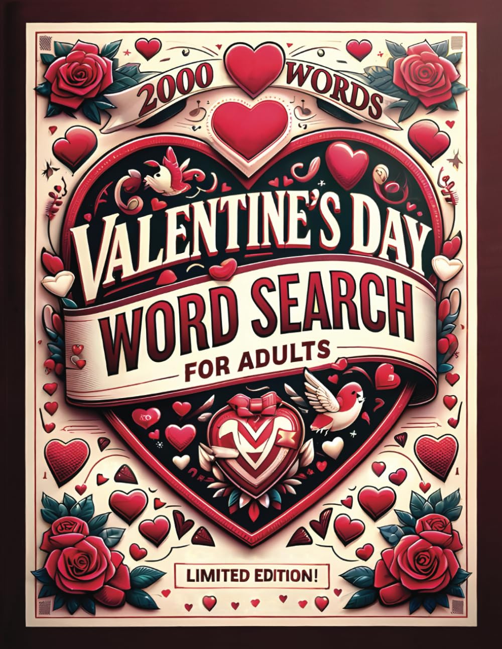 Amazon.com: Valentine’s Day Word Search For Adults: 100 Love-Themed ...