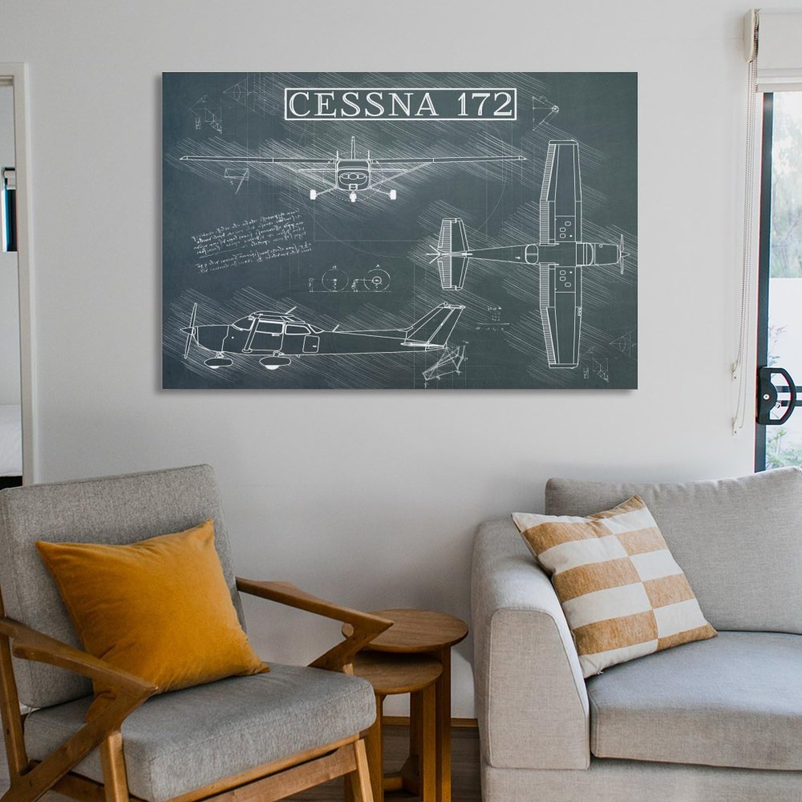 Cessna 172 Cockpit Poster Checklist