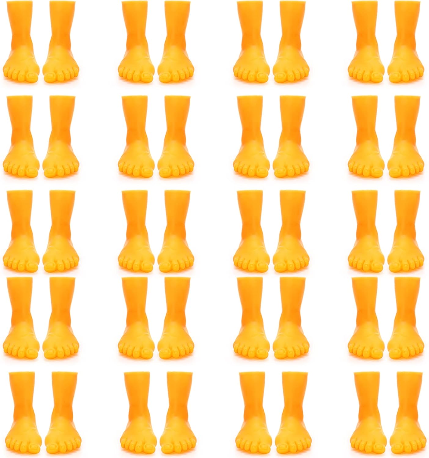Amazon.com: TOPZEA 40 Pack Finger Feet Puppet, Rubber Foot Shaped ...
