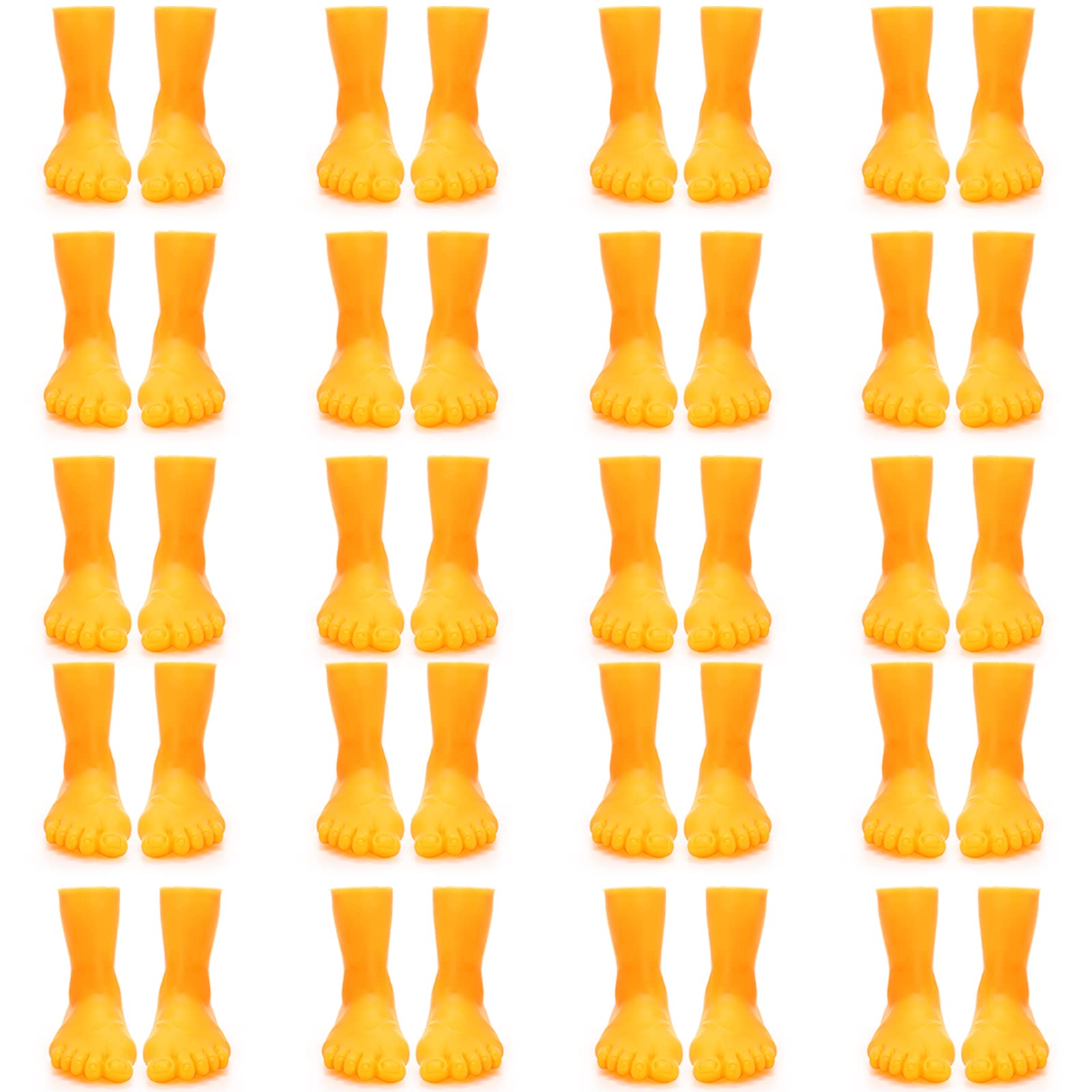 Amazon.com: TOPZEA 40 Pack Finger Feet Puppet, Rubber Foot Shaped ...