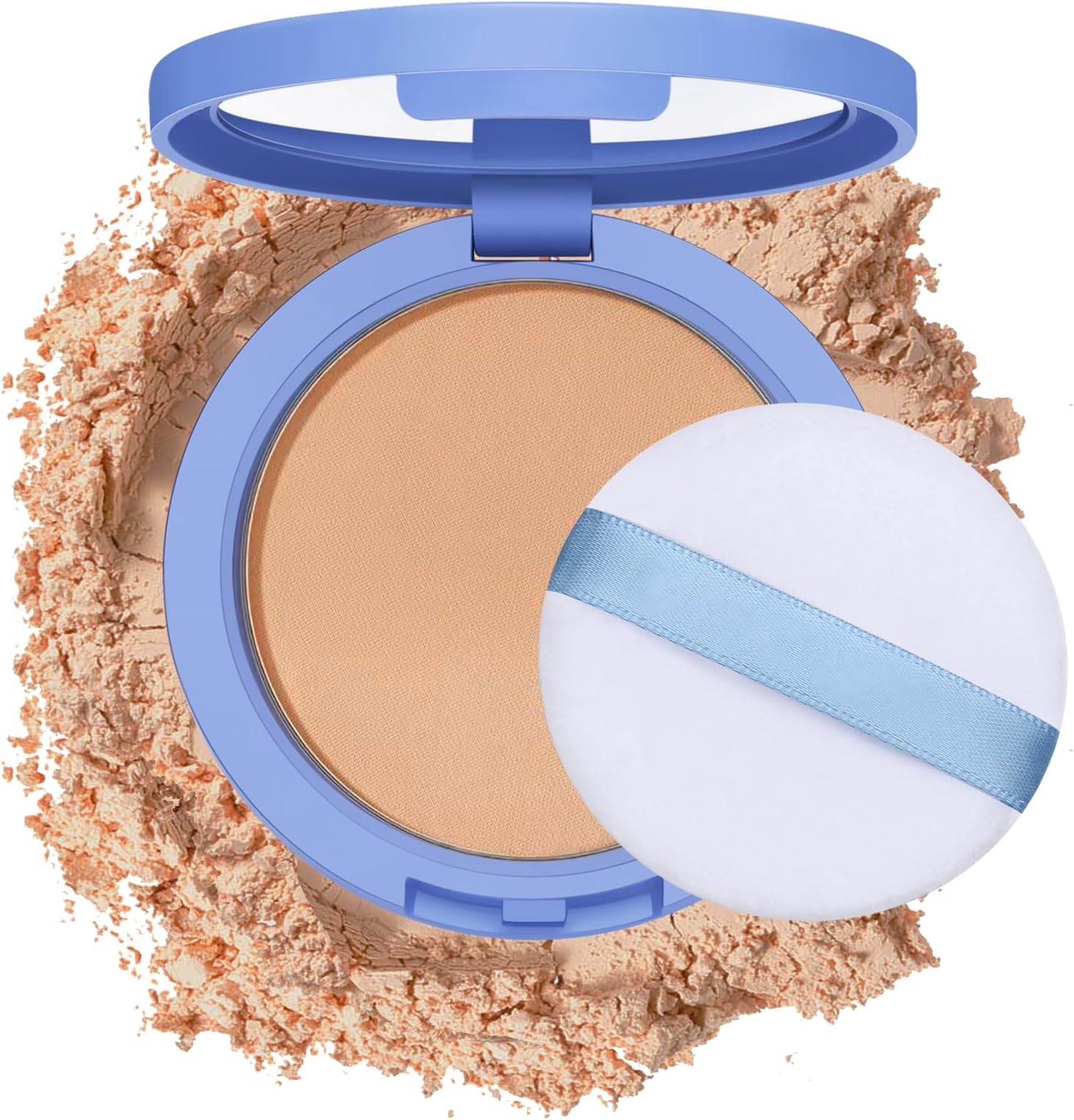 Amazon.com : Oil Control Face Pressed Powder,Matte Smooth Setting ...