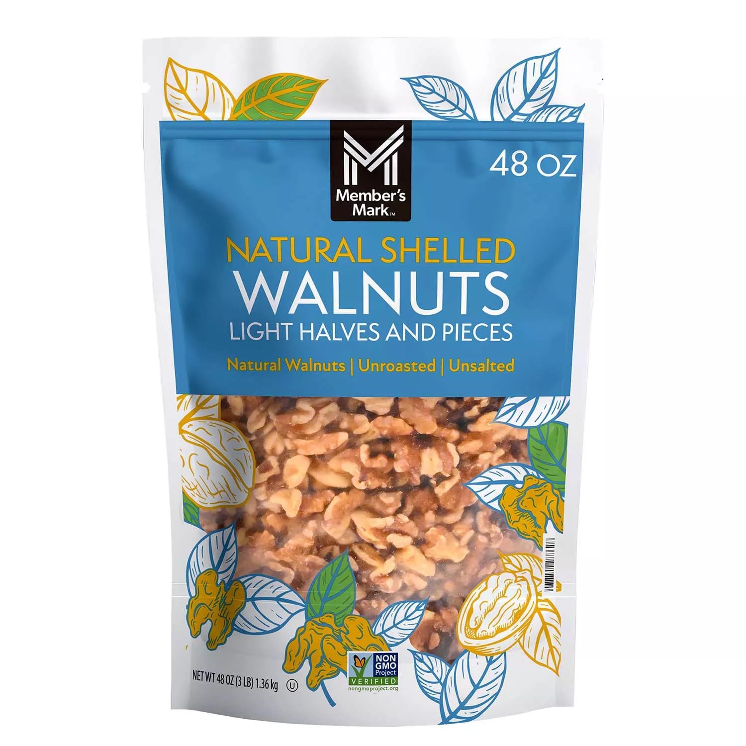 Amazon.com : An Item Of Member's Mark Natural Shelled Walnuts (3 Lbs ...