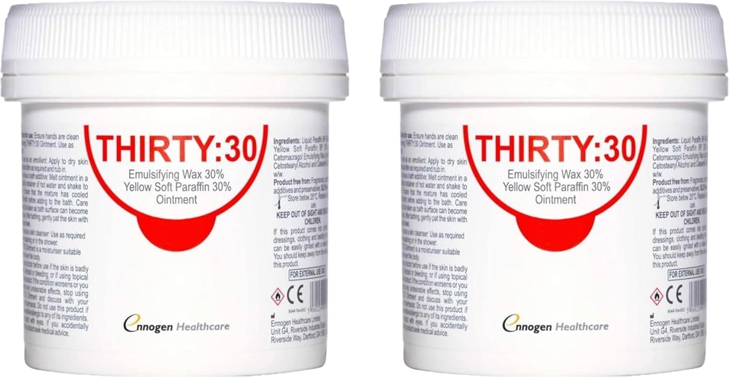 Thirty:30 (30% yellow soft paraffin & 30% emulsifying wax) Ointment ...