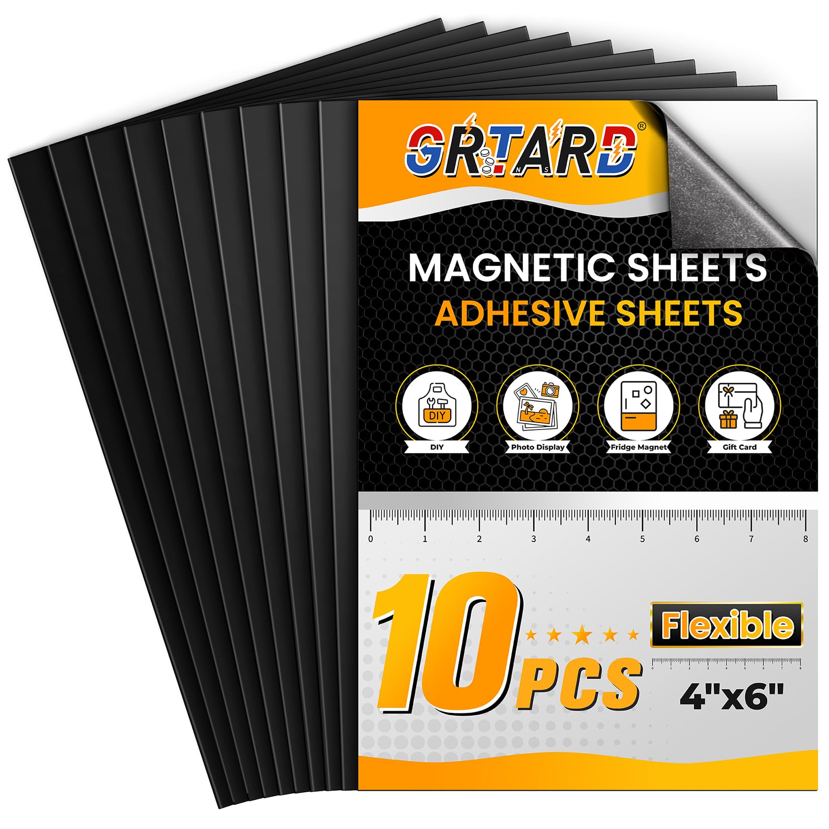 Snapklik.com : Grtard 4" X 6" Magnetic Sheets