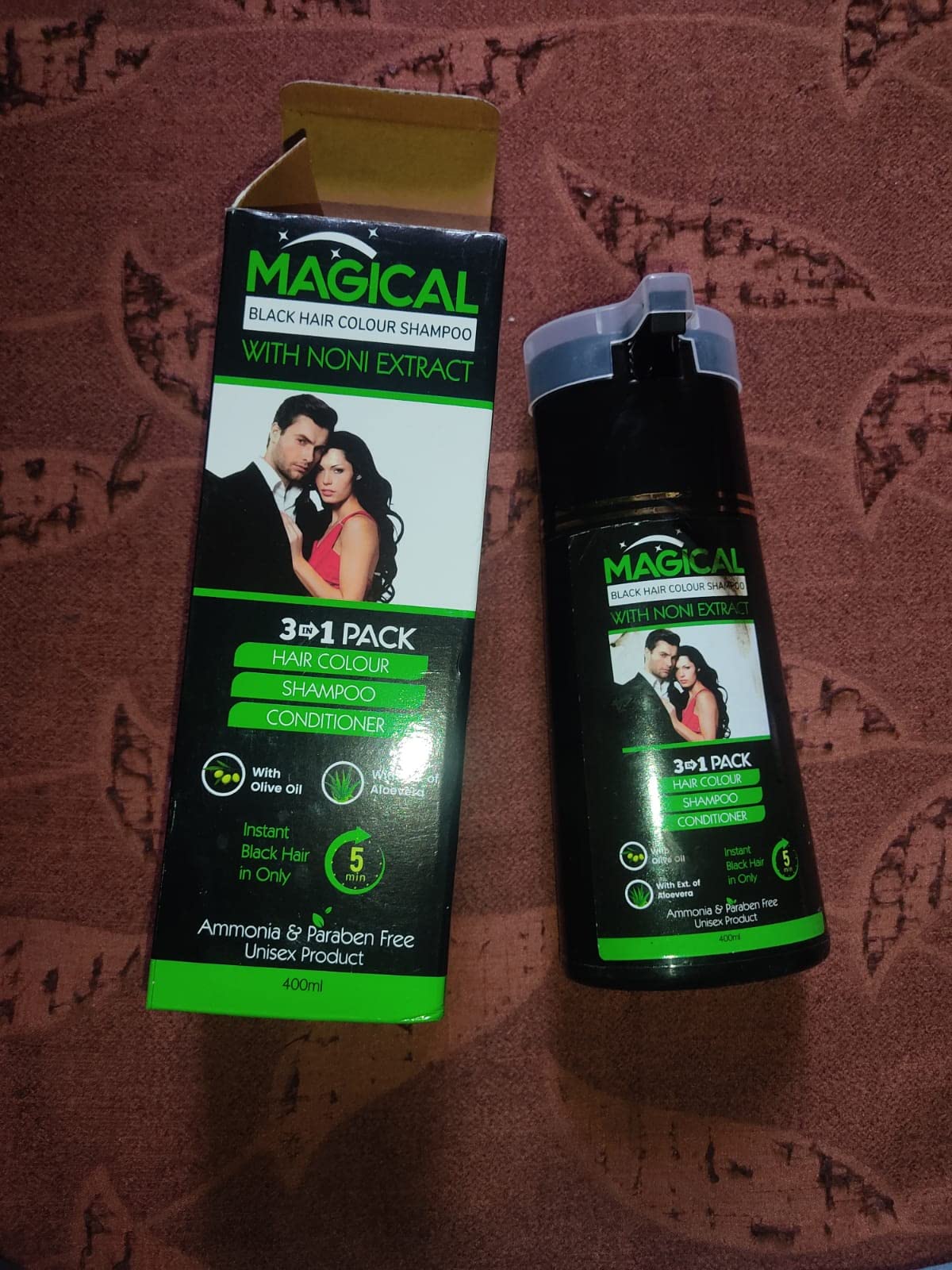 Buy Magical Black Hair Colour Shampoo Online at Low Prices in India ...