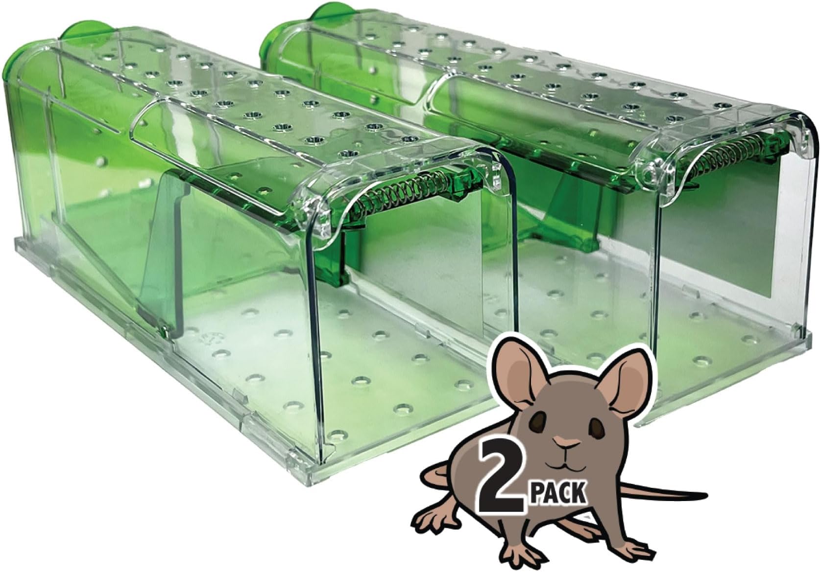Amazon.com : Billy Bob 2 pk Catch and Release Mouse Trap. Patented ...