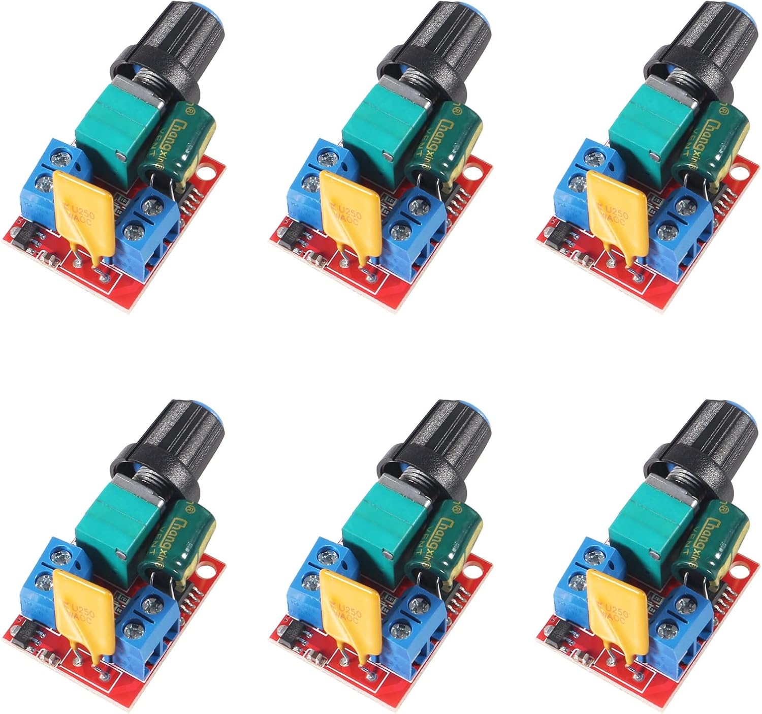 Amazon.com: Aobao 6 pcs DC Motor Speed Controller 5A 90W PWM Controller ...