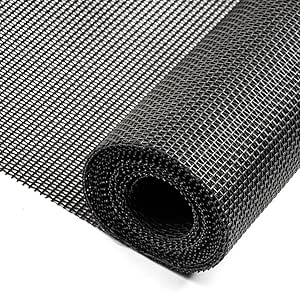 Amazon.com: Pet Proof Window Screen Roll 48" x 200" Thicken Charcoal ...