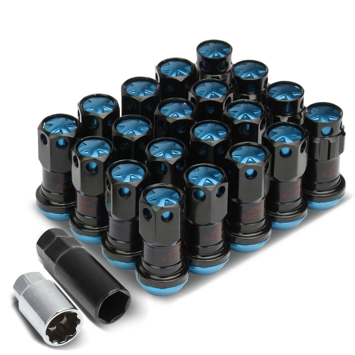DNA MOTORING DNA Motoring LN-ZTL-9016-15-LB Aluminum Alloy Wheel Lug ...