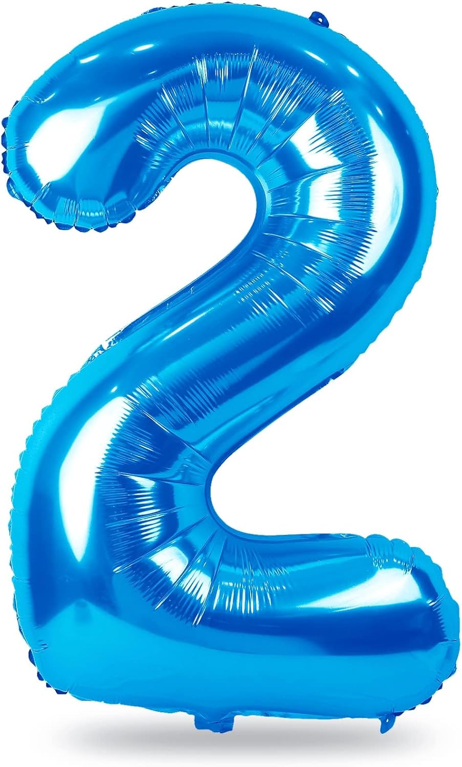 Amazon.com: Blue 2 Balloons, 40 Inch Large Foil Number Balloons Set 0-9 ...