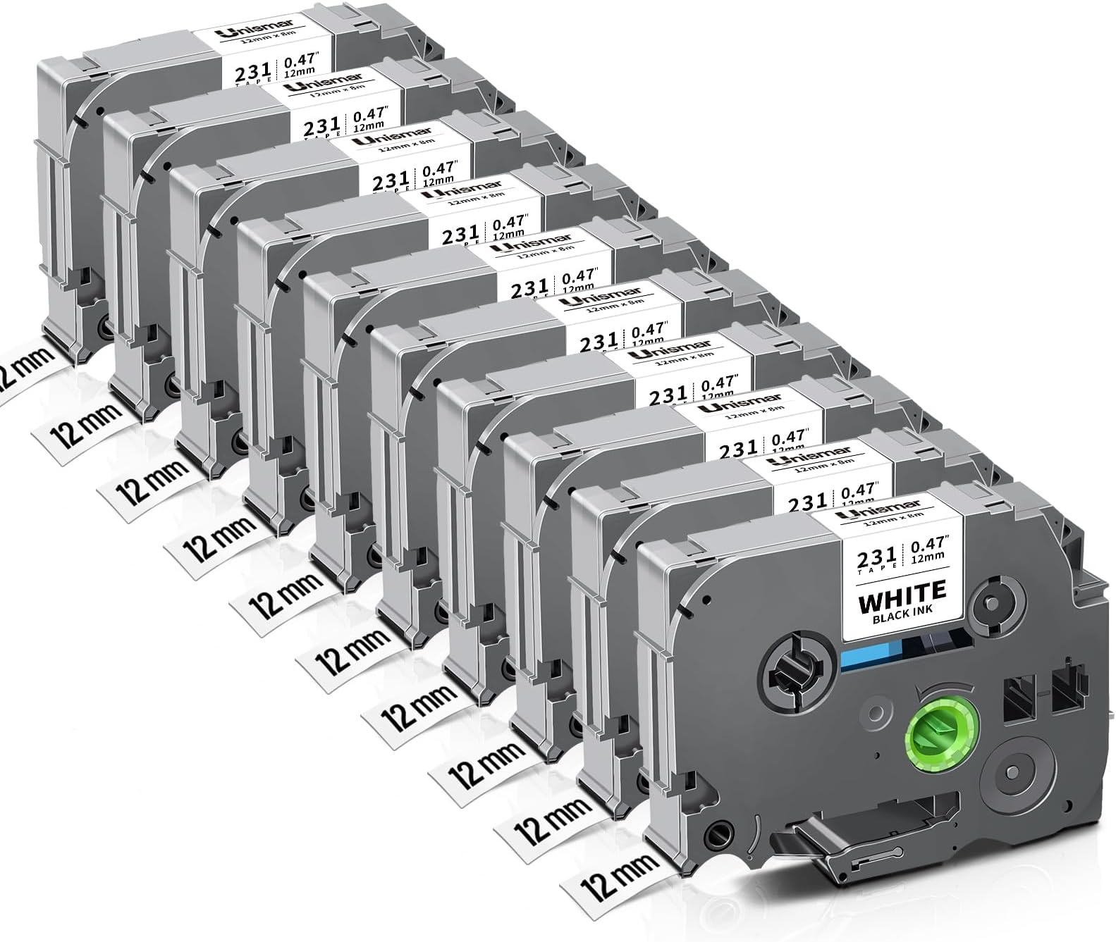 Amazon.com: TZE-231 Compatible Label Tape Replacement for Brother TZe ...