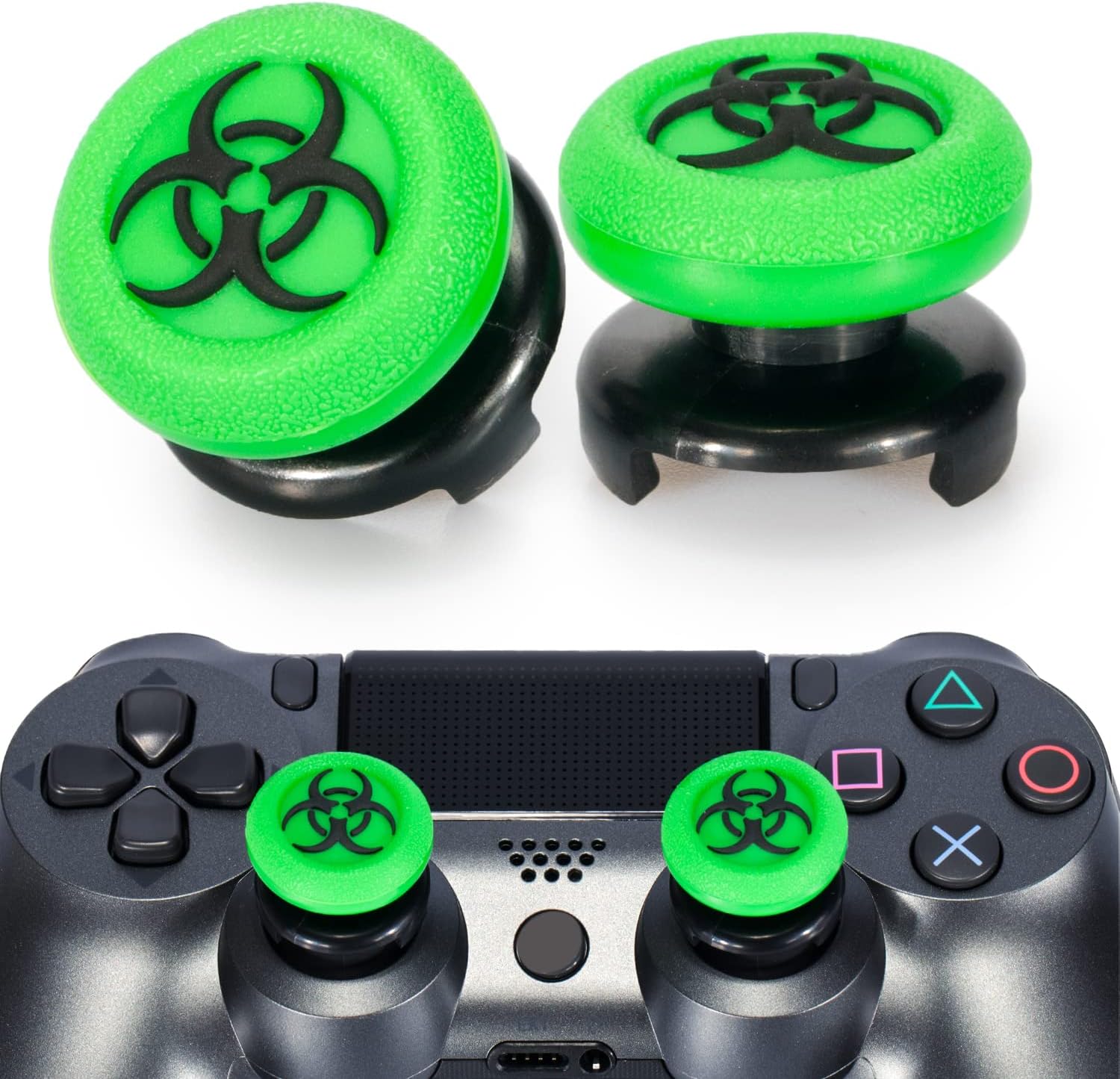 Amazon.com: Playrealm FPS Thumbstick Extender & 3D Texture Rubber ...