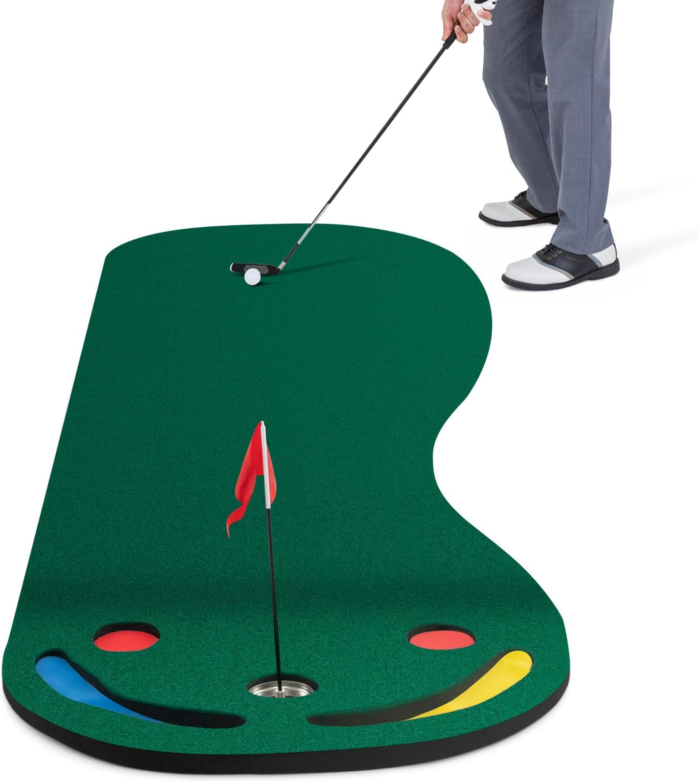 Centra 3M Golf Putting Mat Sets Practice Training Indoor Outdoor Green ...