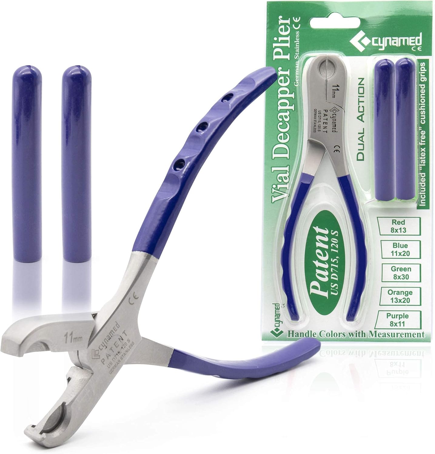 Amazon | Scientific Labwares 2-in-1 Colored Vial DECAPPER, Decaps Size ...