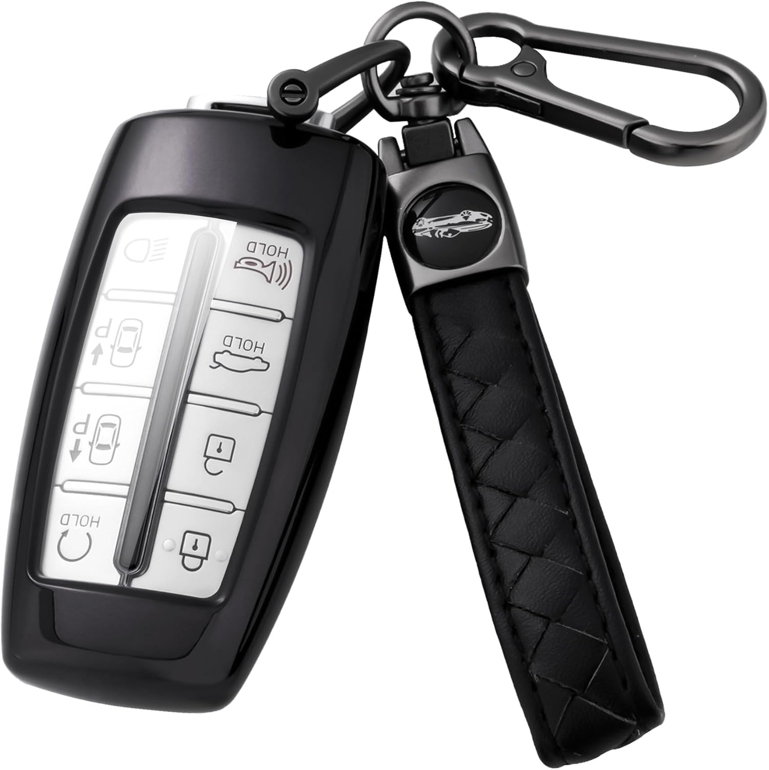 Amazon.com: Flensent for Genesis Key Fob Cover with Keychain for ...