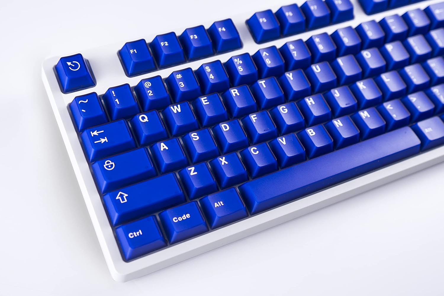 121 Keys Classic Blue Translucent ABS Cherry Profile Double Shot ...