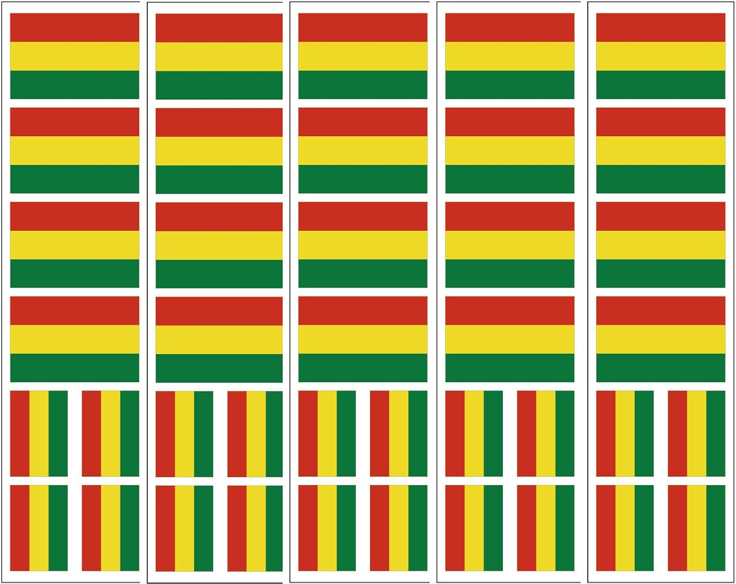 Amazon.com: 40 Tattoos: Bolivia Flag, Bolivian Party Favors : Toys & Games