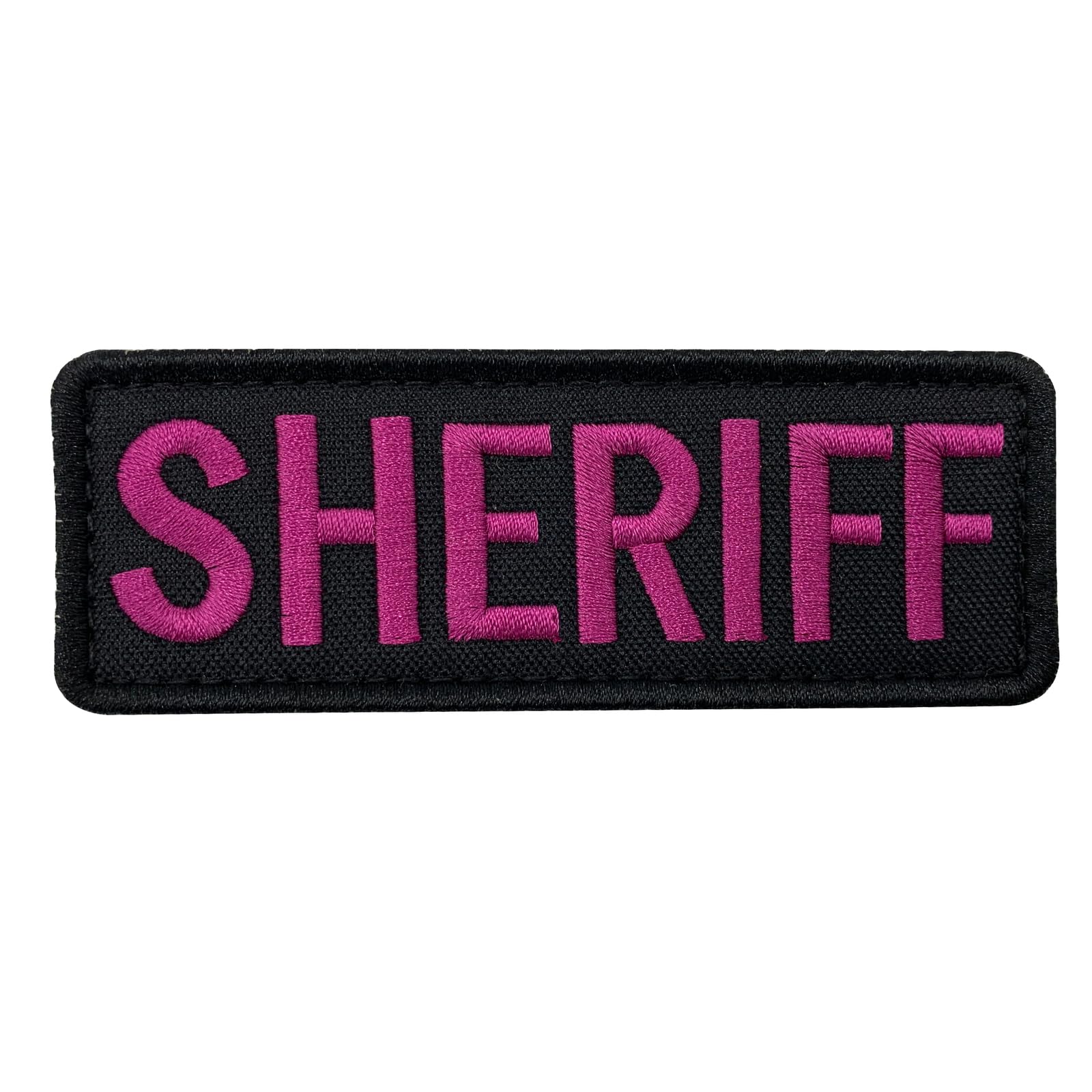 Amazon.com: uuKen Small Embroidered Fabric Pink Deputy County Lady ...