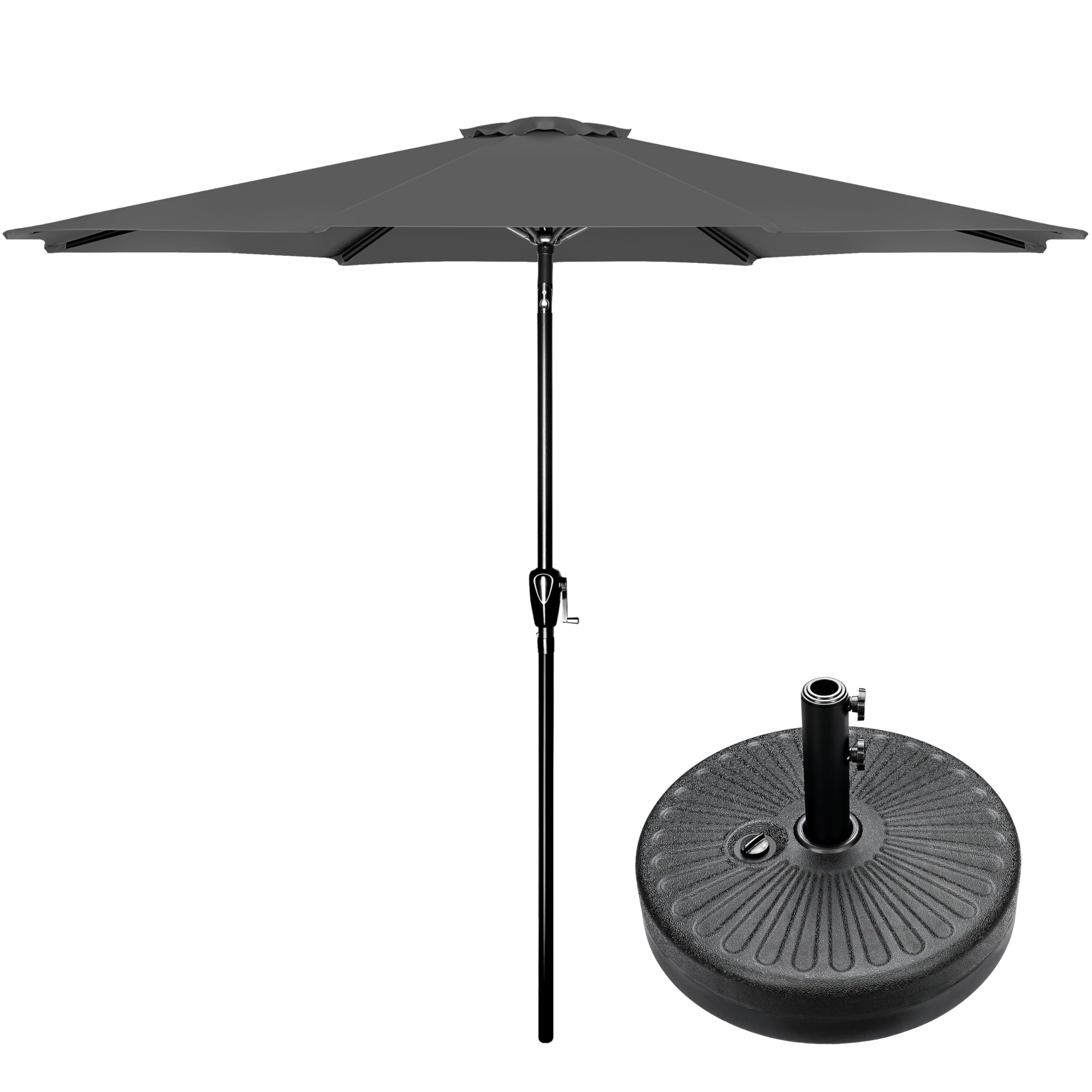 Amazon.com : Simple Deluxe 9FT Outdoor Patio Umbrella Table Market ...