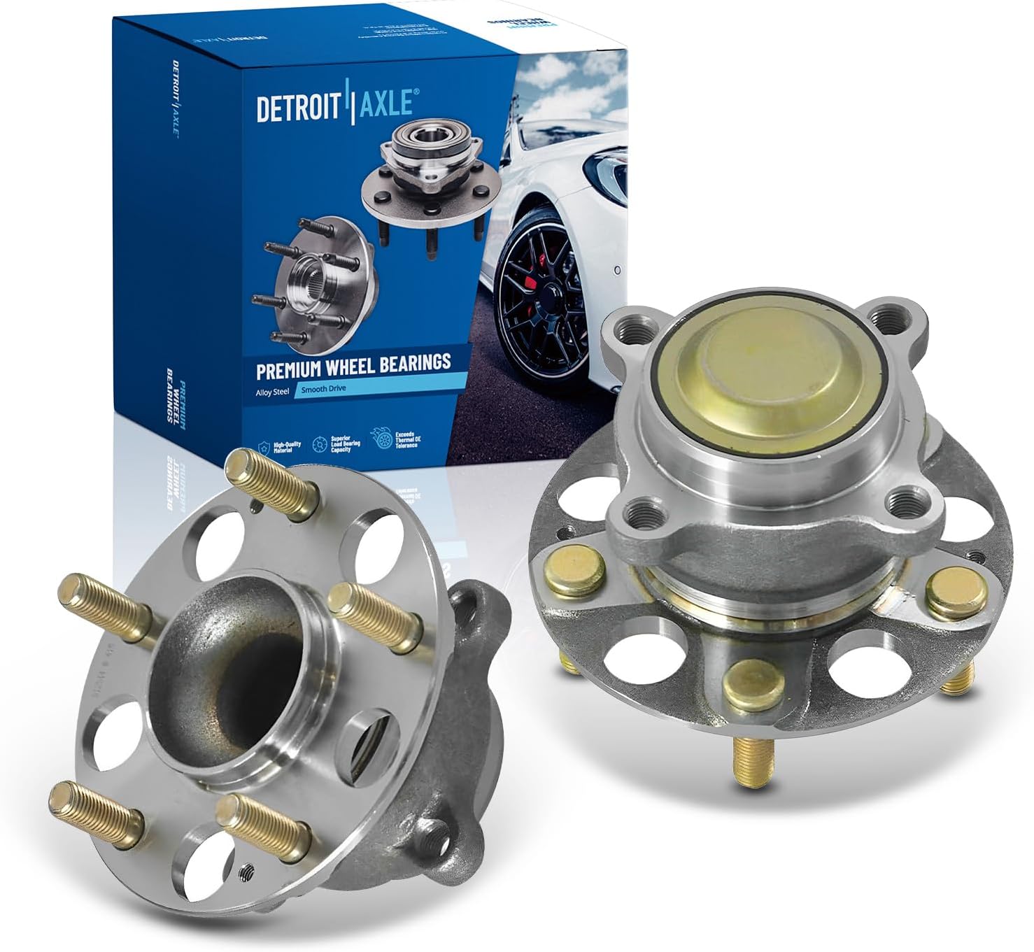 Amazon.com: Detroit Axle - Front 2pc Wheel Bearing Hubs for 11-17 Honda ...