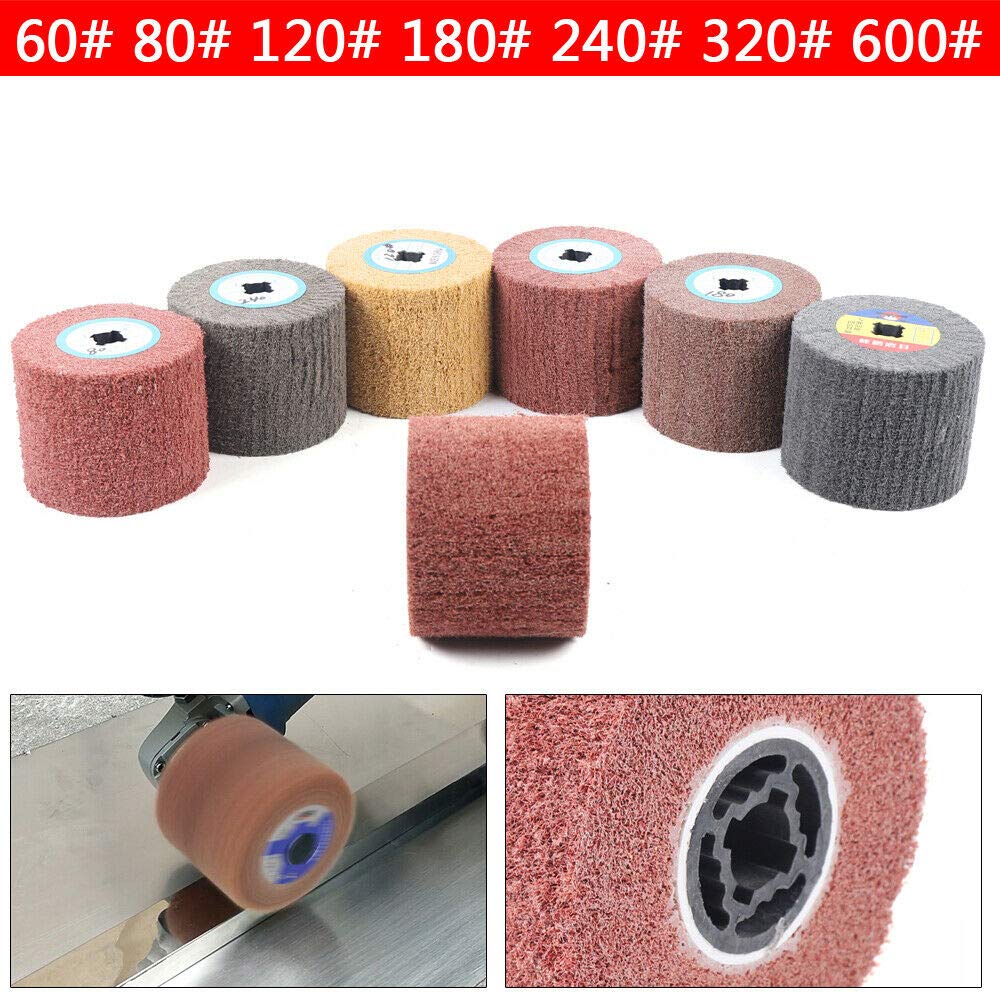 Snapklik.com : 7Pcs Polishing Burnishing Wheel Wire Drawing Wheel Brush ...