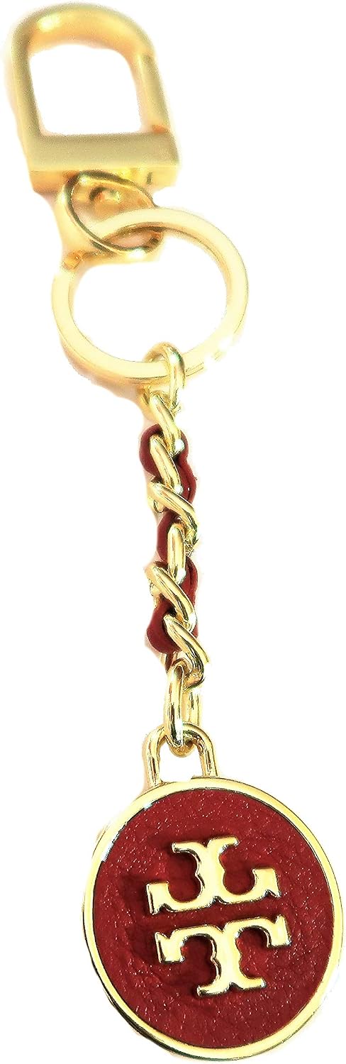 Tory Burch Mercer Leather Inlay Keychain Fob Bag Charm at Amazon Women ...