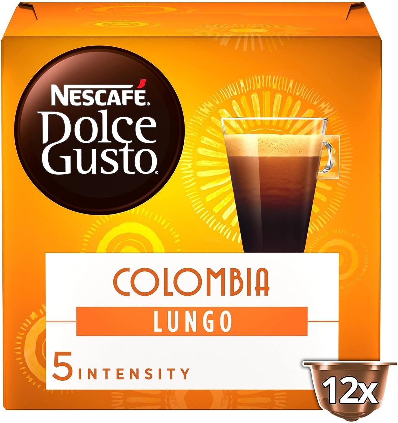 Nescafé Dolce Gusto Absolute Origin Bio Lungo Colombia Café 12 Capsules ...